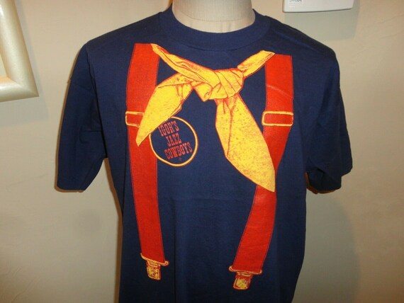 Vintage 90's Blue Igor's Jazz Cowboys Western Concert… - Gem