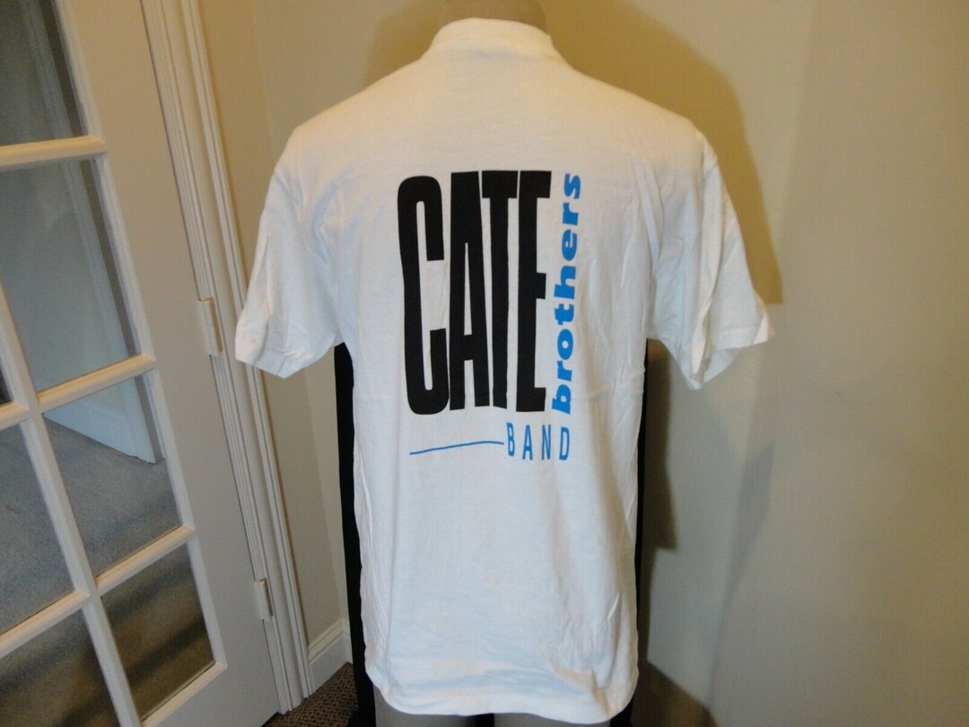 Vtg 90's CATE BROTHERS Band Concert Tour Hanes T-shirt Adult L Rare ...