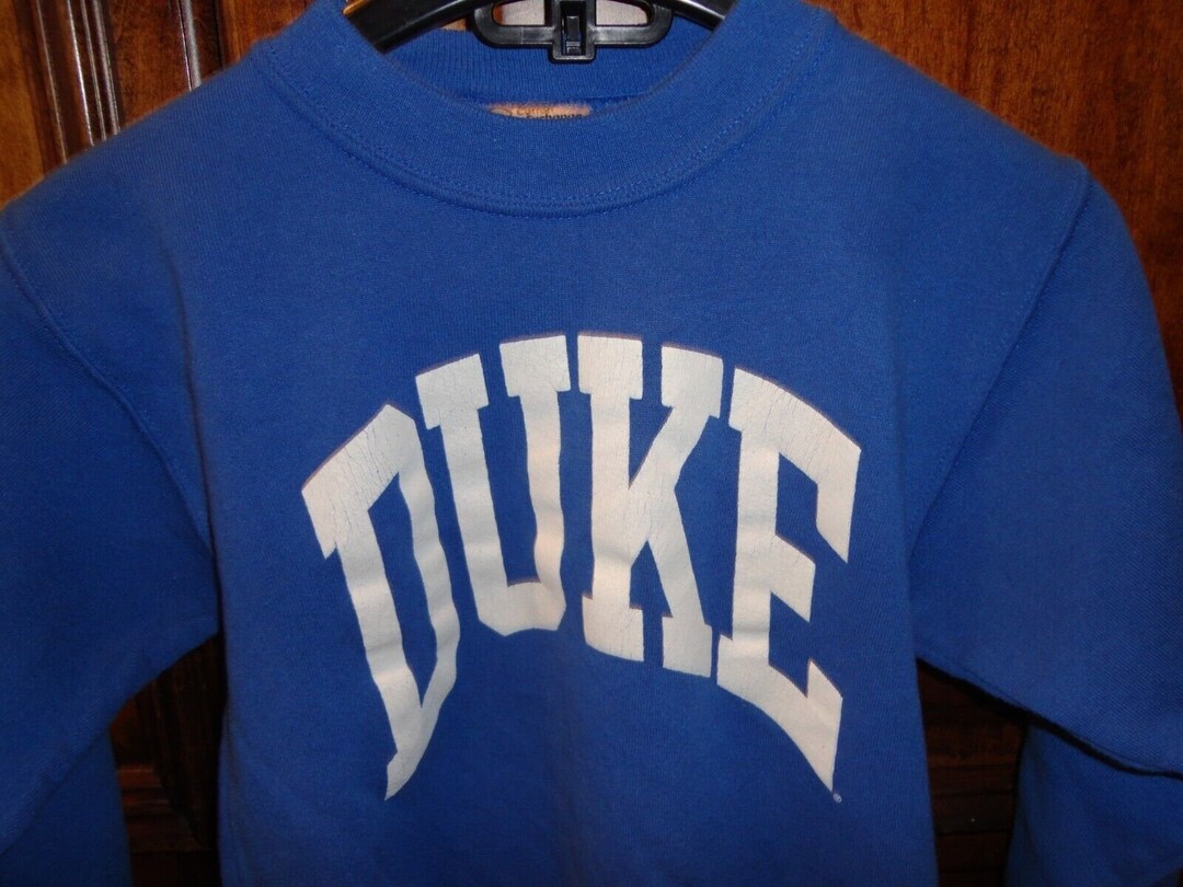 Vintage Duke Blue Devils 50-50 NCAA Sweatshirt Youth S Small (6-8) Made ...