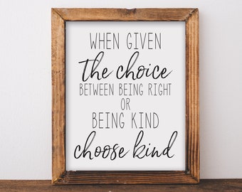 Choose the Right Printable - Etsy