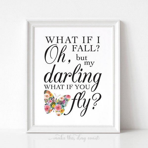 Oh but What If You Fly Print - Etsy