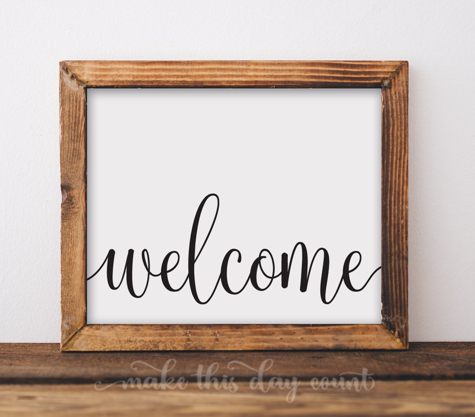 Welcome Printable Wall Art Digital Print Home Decor Make This | Etsy