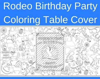 1st Rodeo Coloring Page - Etsy