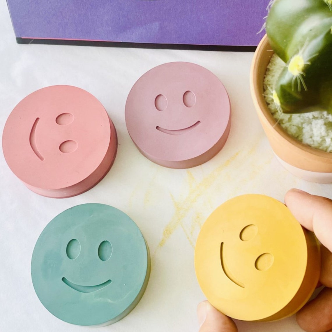 Smiley Face Crayons Happy Kids Coloring Activity Birthday - Etsy Canada