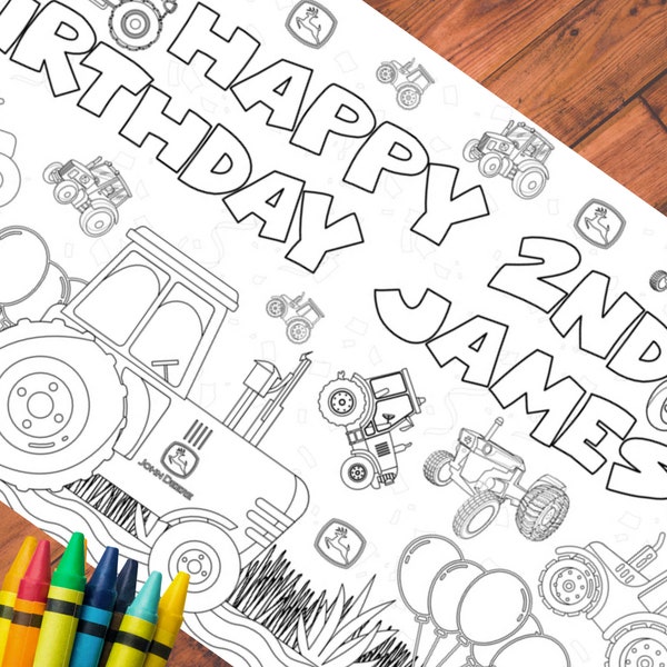 Tractor Birthday - Etsy