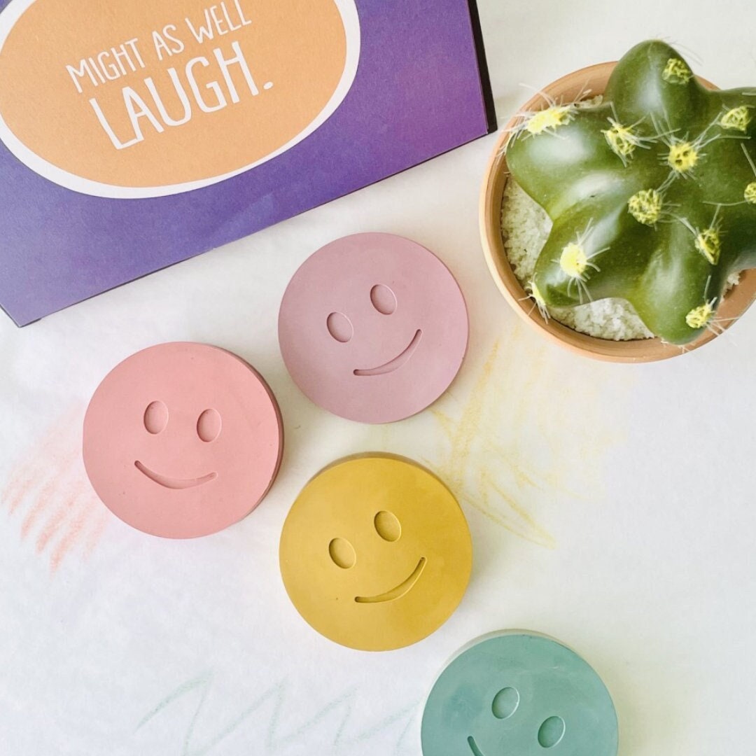 Smiley Face Crayons Happy Kids Coloring Activity Birthday - Etsy Canada