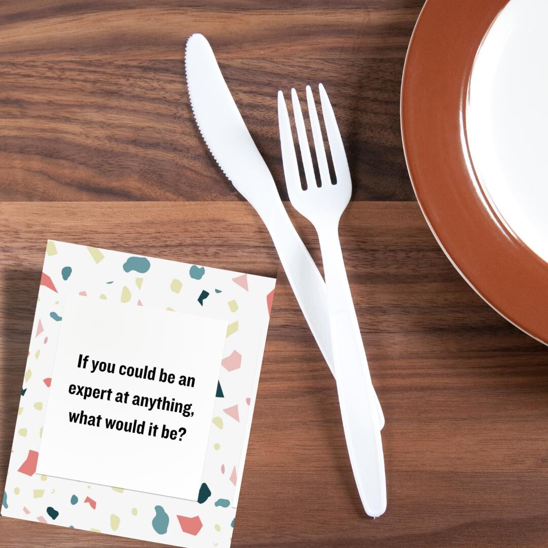 Family Dinner Conversation Starter Cards: Table Talk Questions (PDF) - Etsy