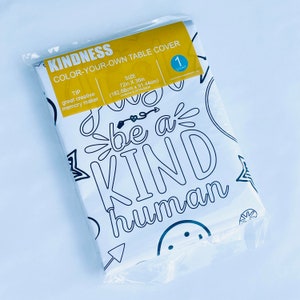 Be Kind Coloring Banner Positive Words of Affirmation Wall Art Back to ...