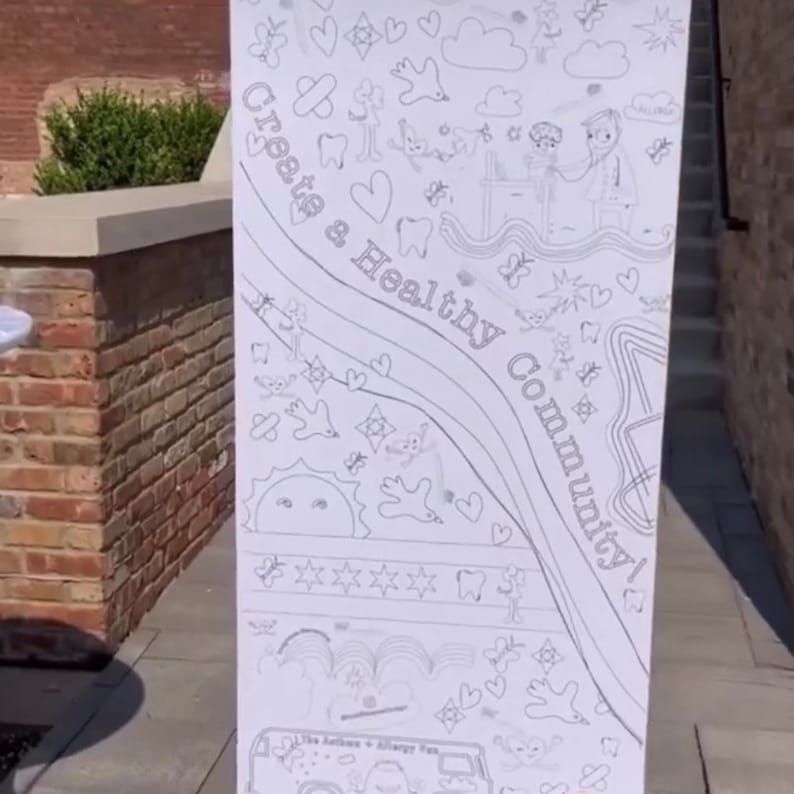Custom Coloring Mural: Corporate Team Building Activity (72x36”) - Etsy