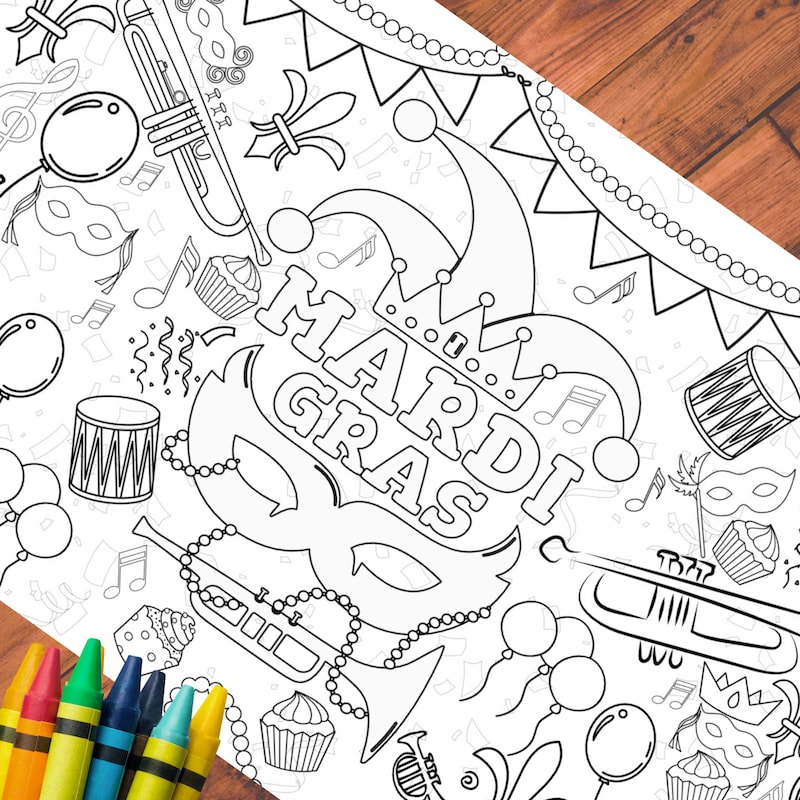Mardi Gras Activity - Etsy