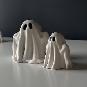 Ghost Halloween Decoration Display, Cute Ghost Figure Ornament, Spooky ...