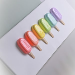 Popsicle Canvas Wall Art, 3D Ice Cream Art, Kitchen Decor, Colourful ...