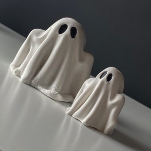 Ghost Halloween Decoration Display, Cute Ghost Figure Ornament, Spooky ...