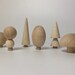 Wooden Tree Set Natural Wooden Decor Woodland Trees - Etsy