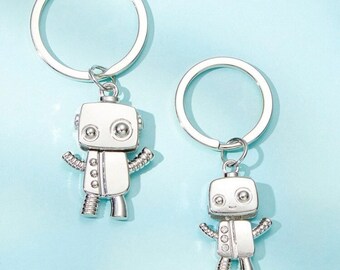 Recycled Robot Keychain - Etsy Canada