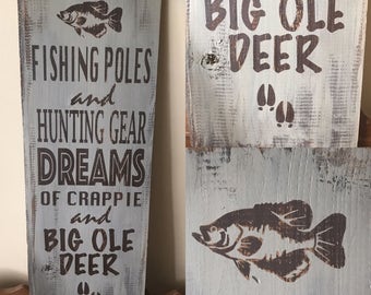 Rustic hunting signs | Etsy