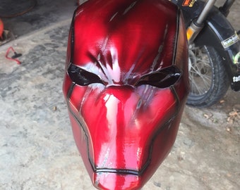Red hood mask | Etsy
