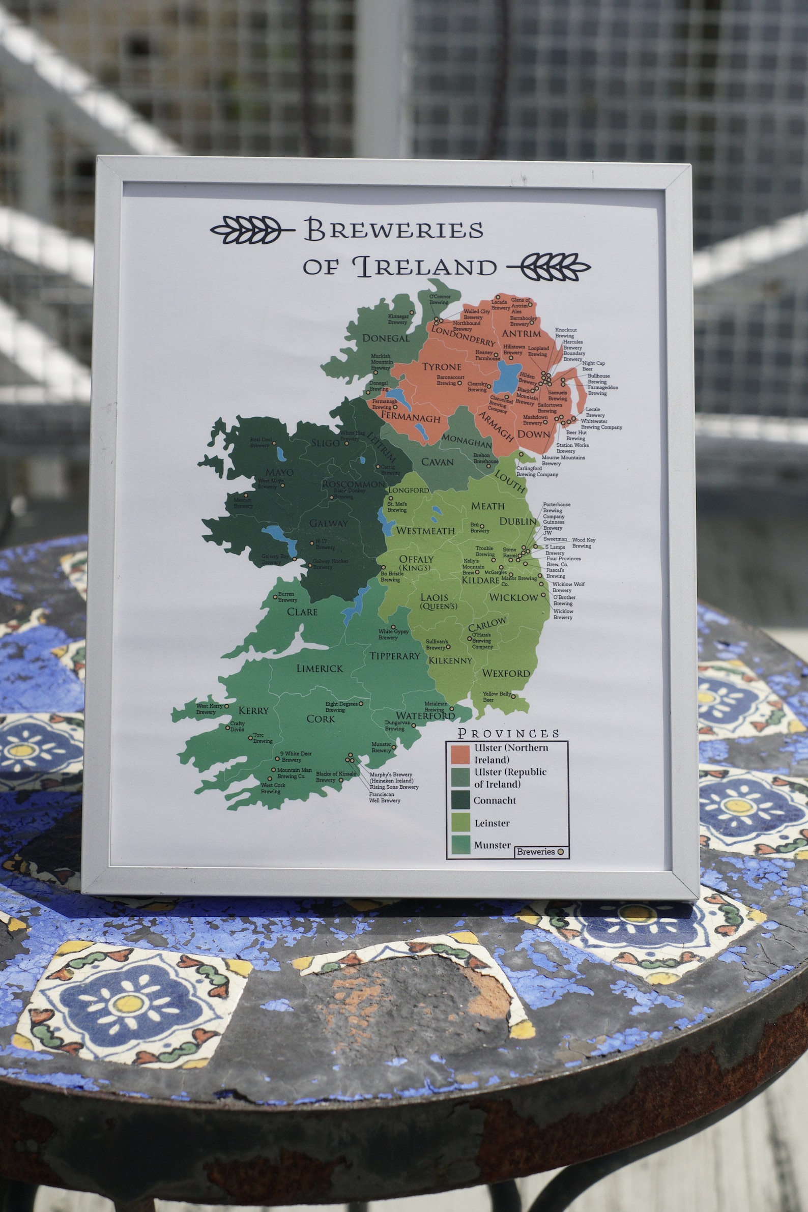 Beer Map of Ireland/northern IRL, Craft Breweries, Microbreweries, Maps ...