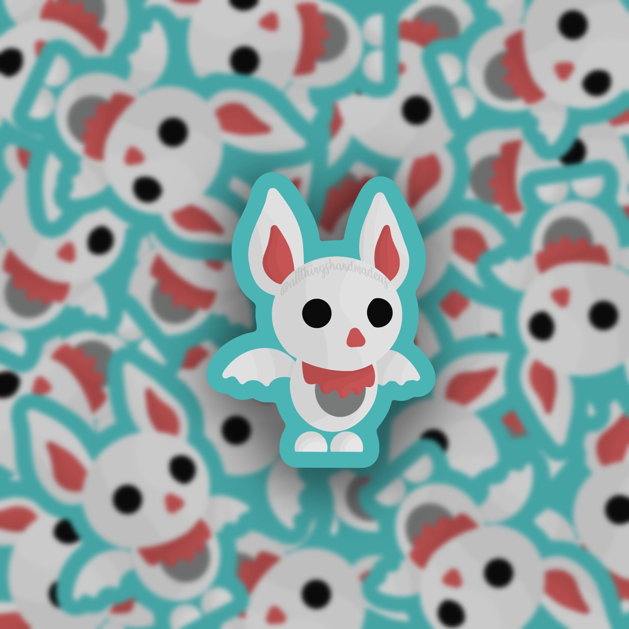 Roblox Sticker Adopt Me Sticker Roblox Adopt Me Albino Bat | Etsy