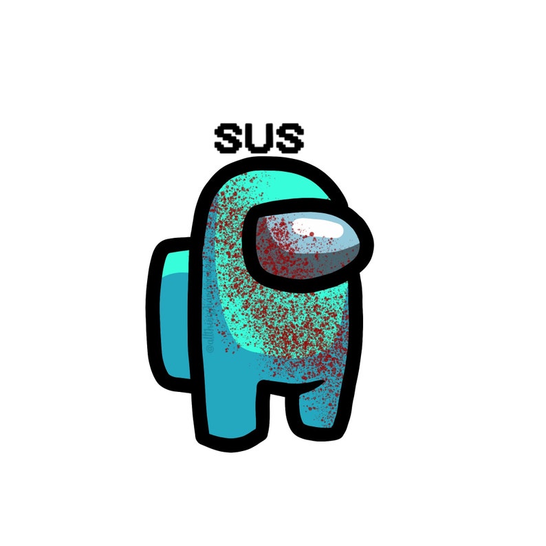 Imposter Among Us Sticker
