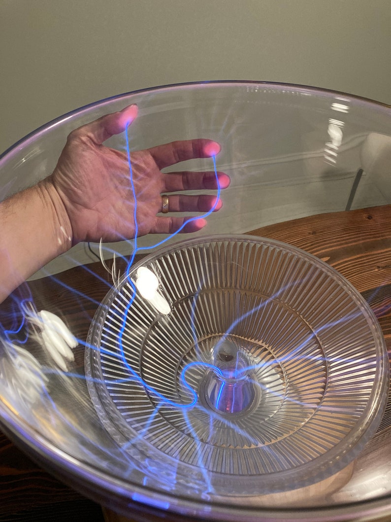 The Flame Bowl - Plasma Art - an Interactive Electronic Sculpture - Etsy