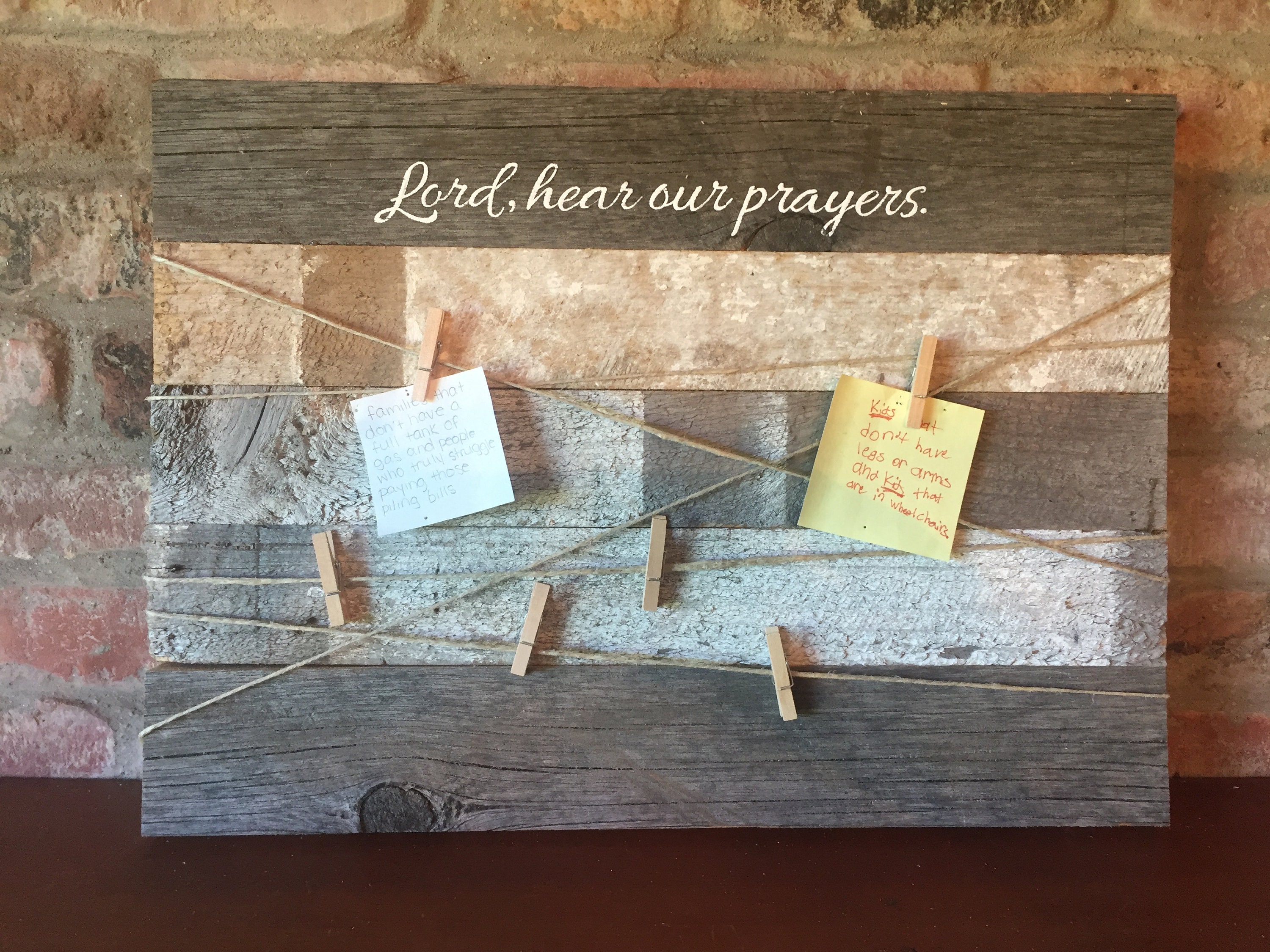 Prayer Board Hand Painted Reclaimed Barn Wood Sign - Etsy