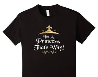 Princess crown shirt | Etsy