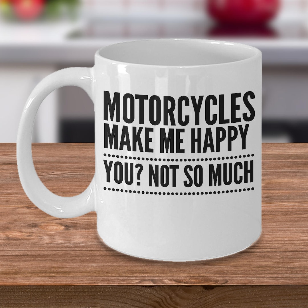Biker Coffee Mug Gift for Motorcycle Rider Biker Chick Gift Motorcycle ...