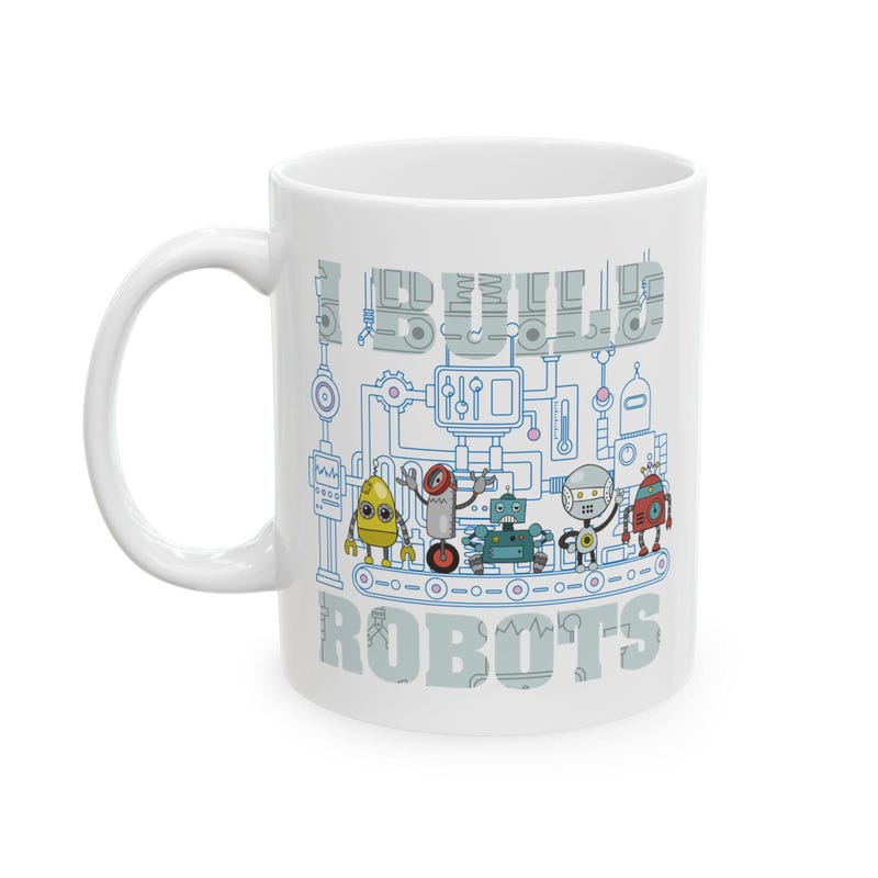 Robot Mug - Etsy
