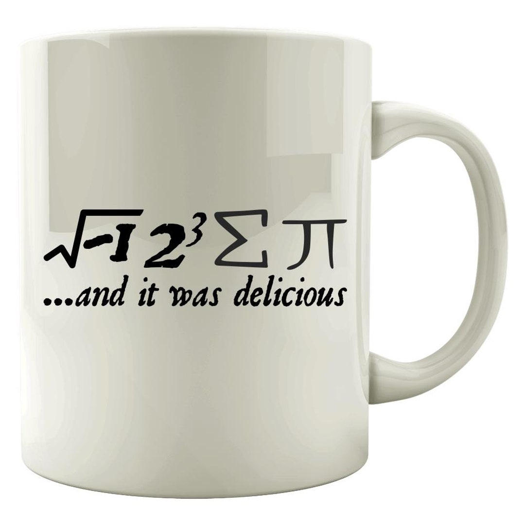 Delicious Pi Mug Funny Pie Dessert Humor Food Treat Gift - Etsy