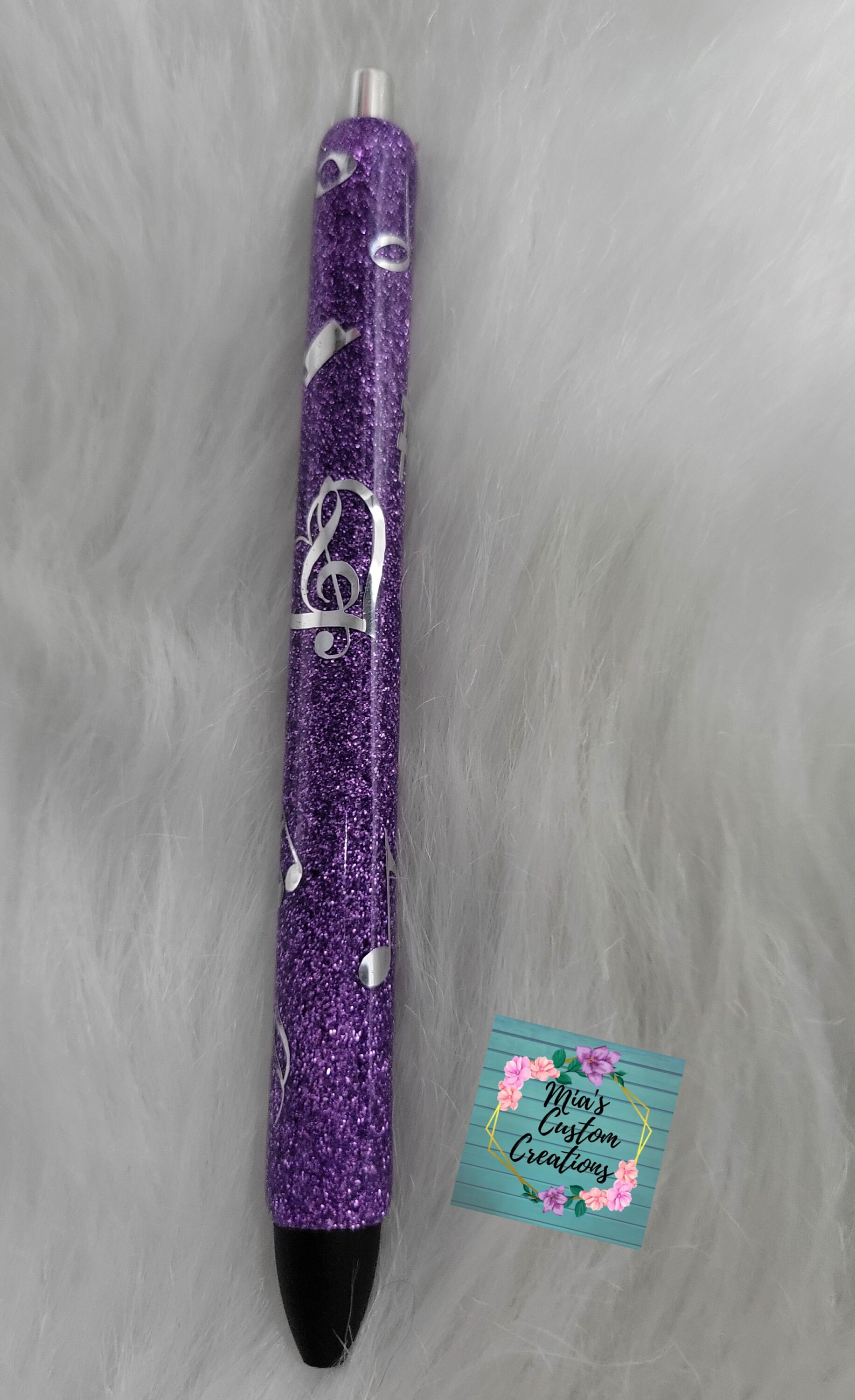 Music Theme Glitter Pen/ Music Notes Pen - Etsy