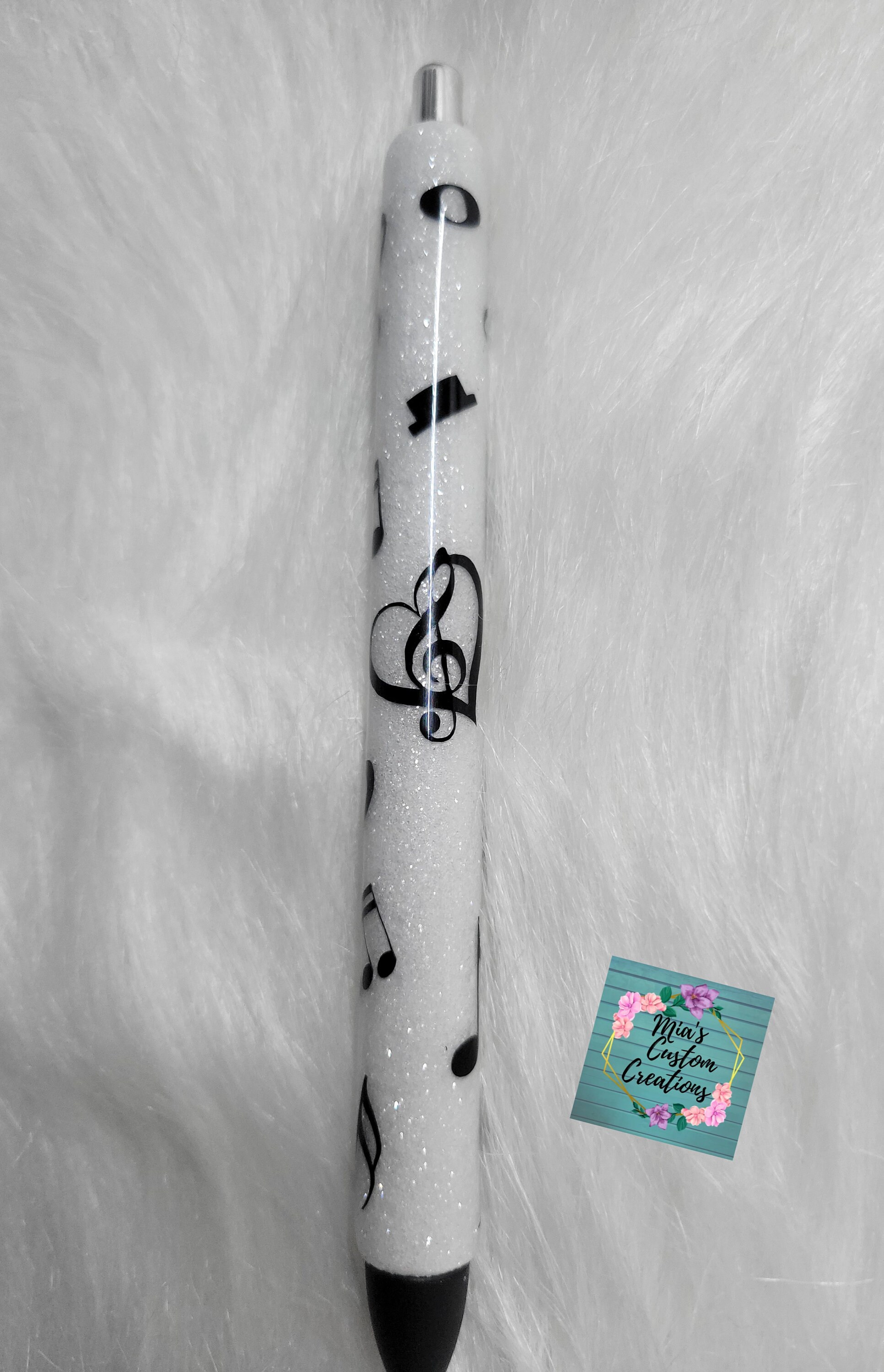 Music Theme Glitter Pen/ Music Notes Pen - Etsy