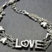 Love and Heart Bracelet - Etsy