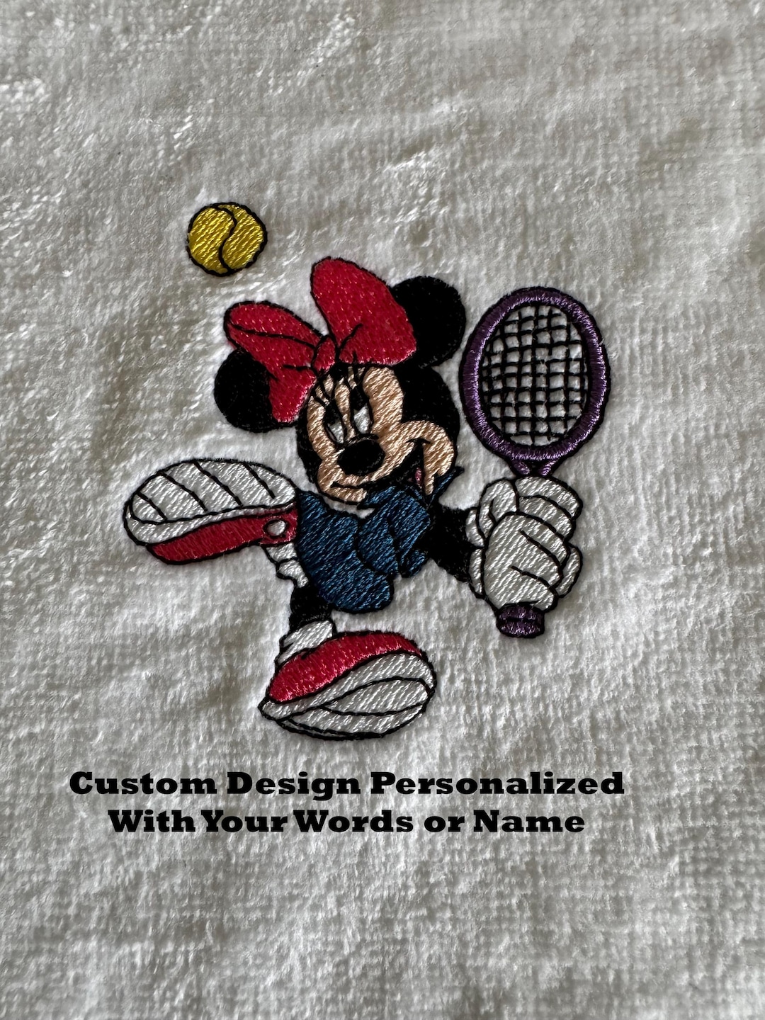 Personalized Disney Tennis Minnie Sports Towels-add Name or Custom ...