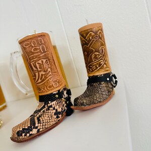 Cowboy Boot Candles - Etsy