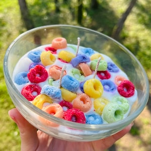 Froot Loops Cereal Bowl Candle - Etsy