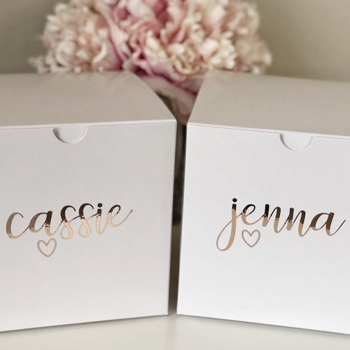 Rose Gold Gift Box Personalized Gift Boxes Mug Gift Box | Etsy