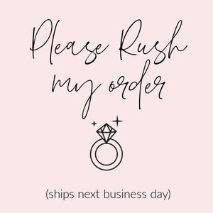 Please Rush My Order 1-2 Day Processing We Are Not Responsible for Any ...