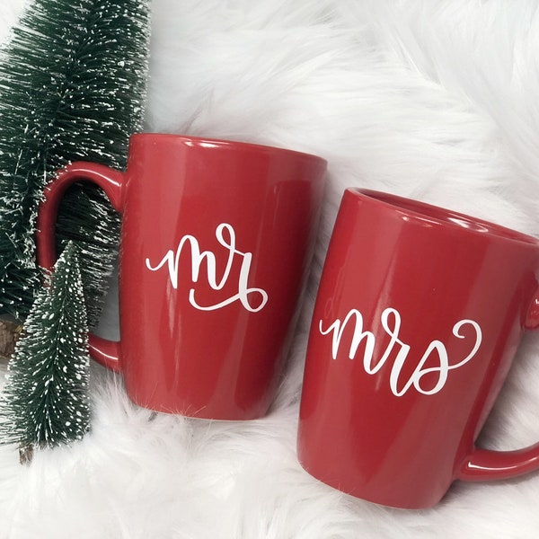 Mr and Mrs Mugs - Etsy