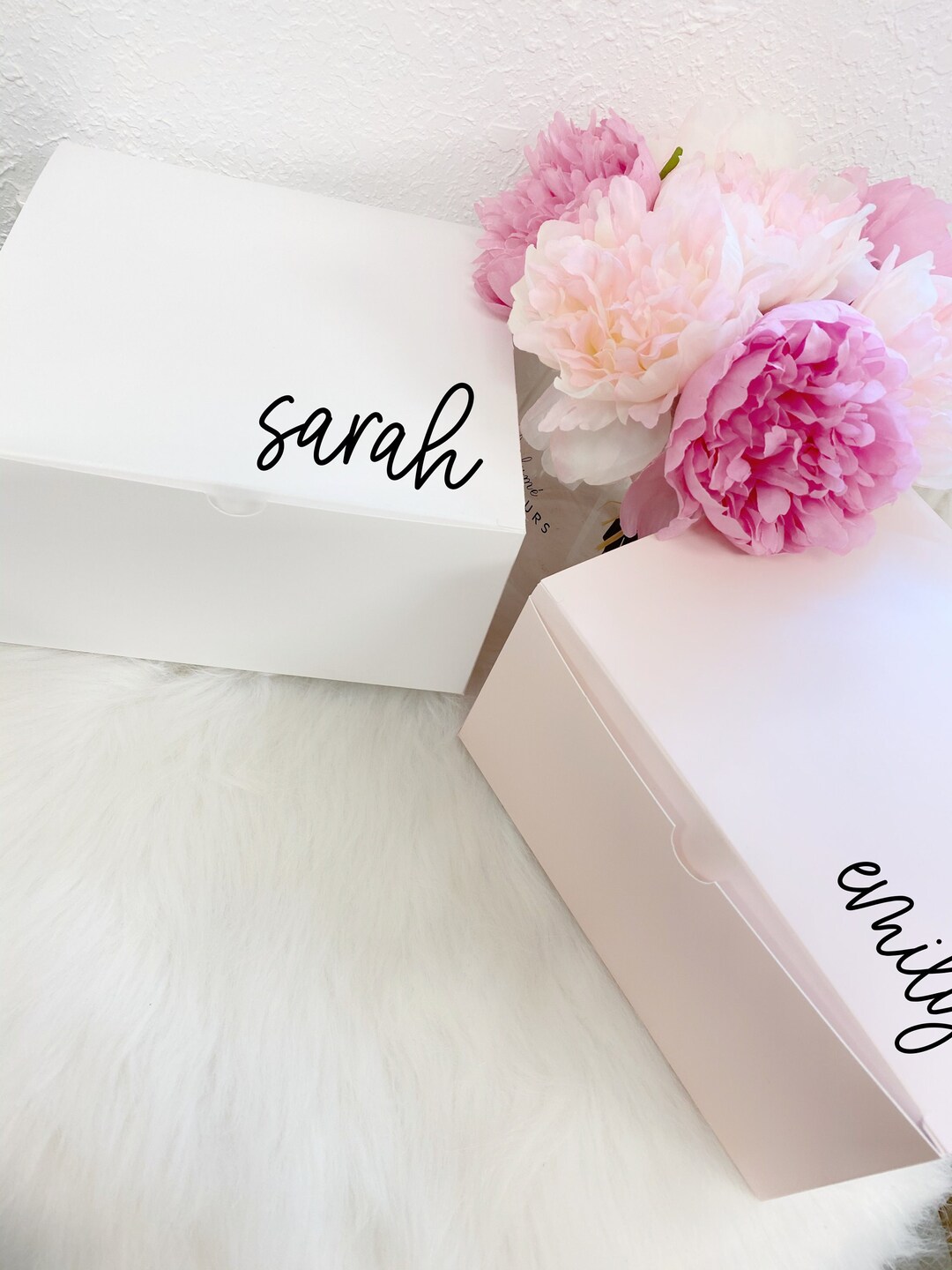 Bridesmaid Initial Proposal Boxes Gift Boxes With Names Will You Be My ...