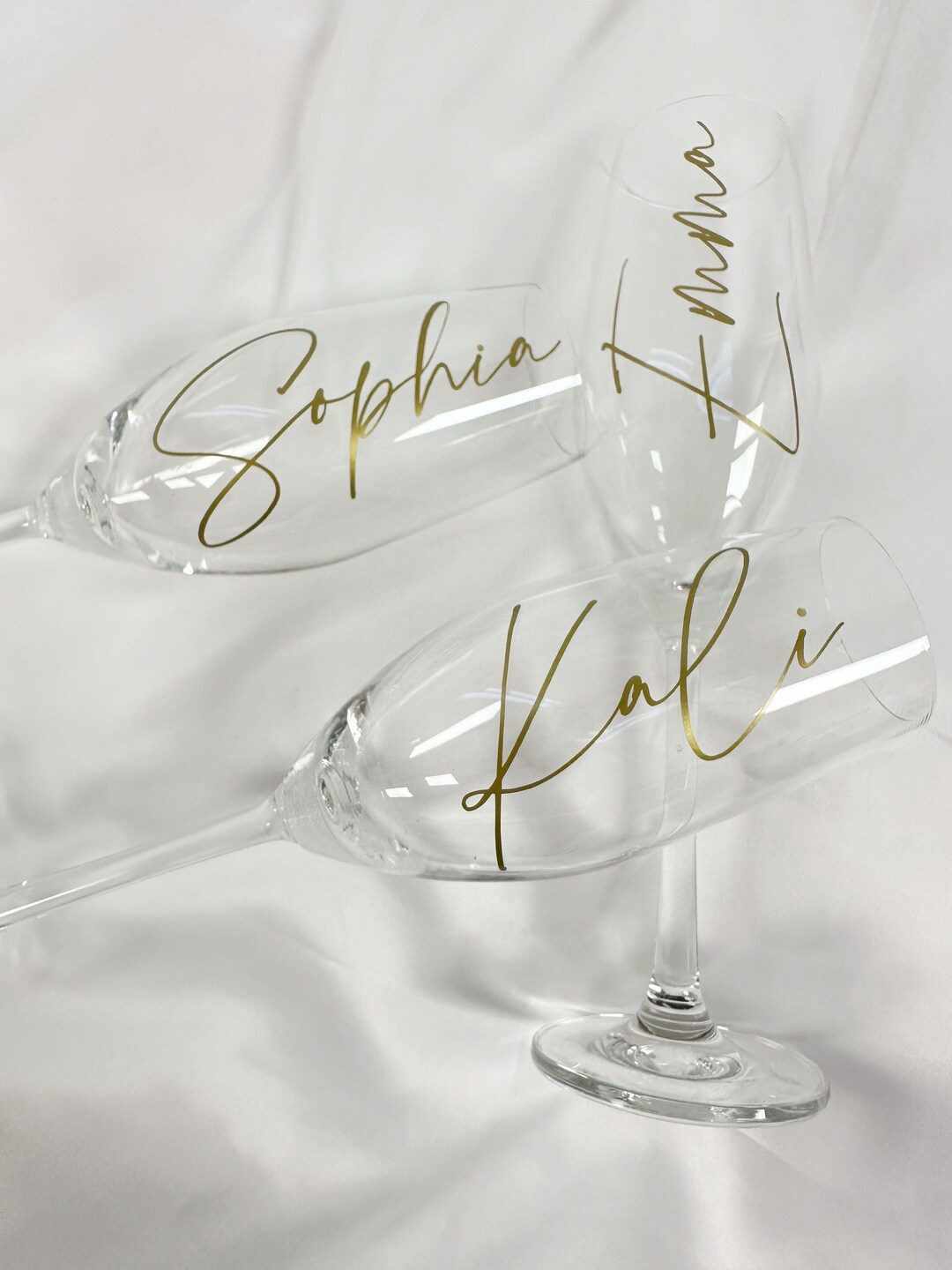 Bridesmaid Champagne Flutes Bridesmaid Gift Personalized Champagne ...