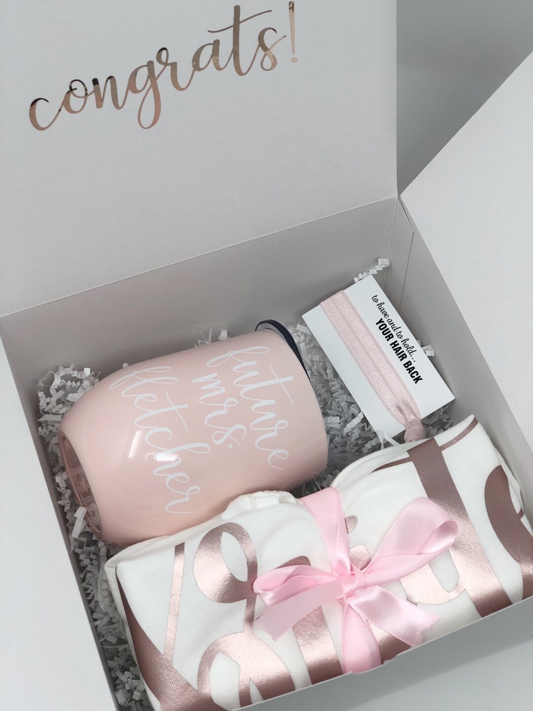 Bride Swig Wine Tumbler Gift Set Bride Shirt Gift Box Set for Bride to ...