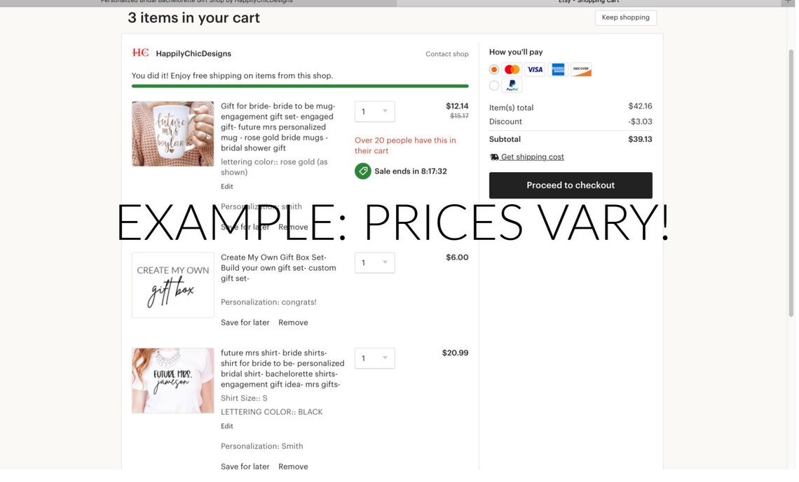 Create My Own Gift Box Set Build Your Own Gift Set Custom - Etsy