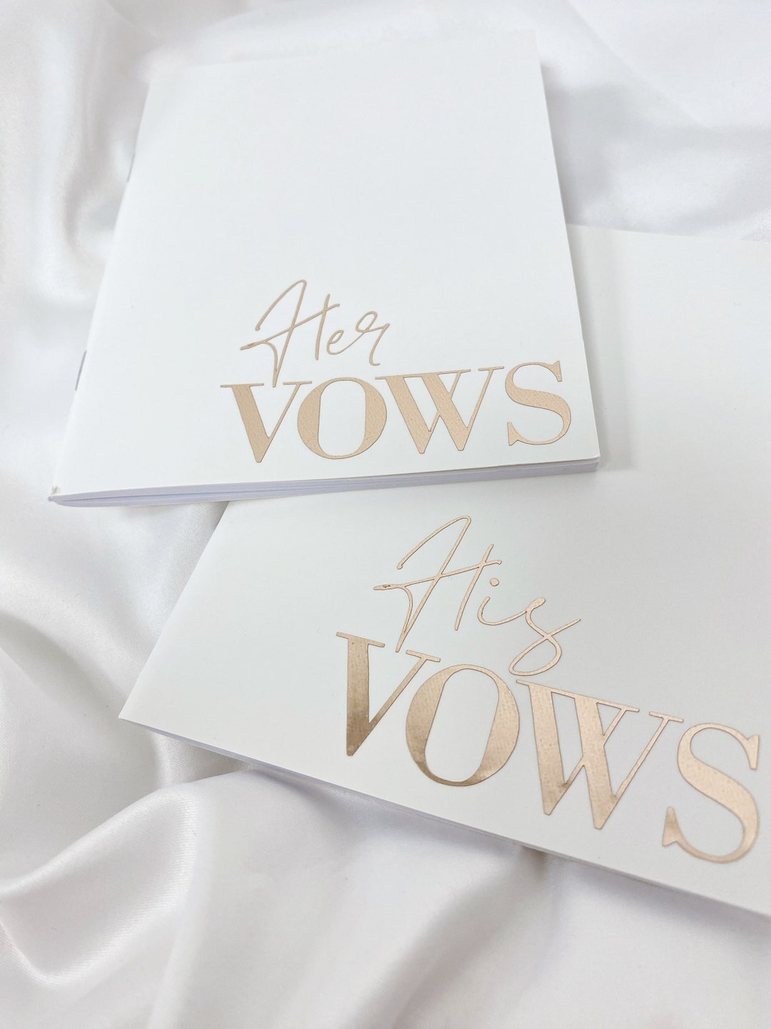 Vow Books Personalized Vow Notebooks Mr and Mrs Vow Books White Vow ...