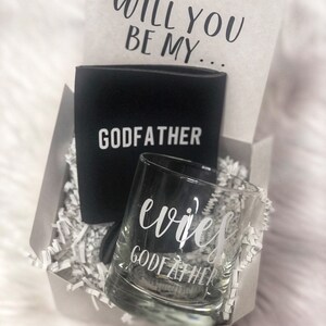 Godfather Proposal Box Will You Be My Godfather Godparents - Etsy Canada