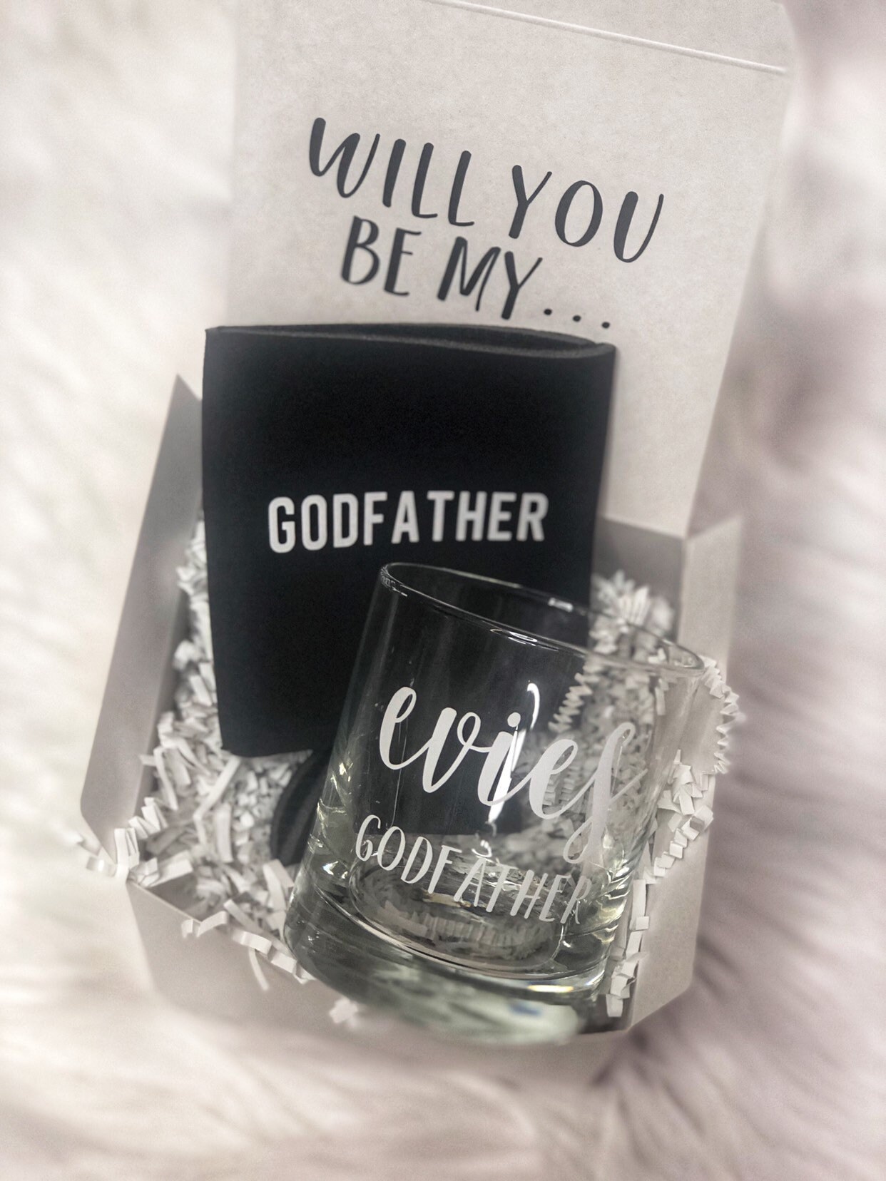Godfather Proposal Box Will You Be My Godfather Godparents - Etsy Canada