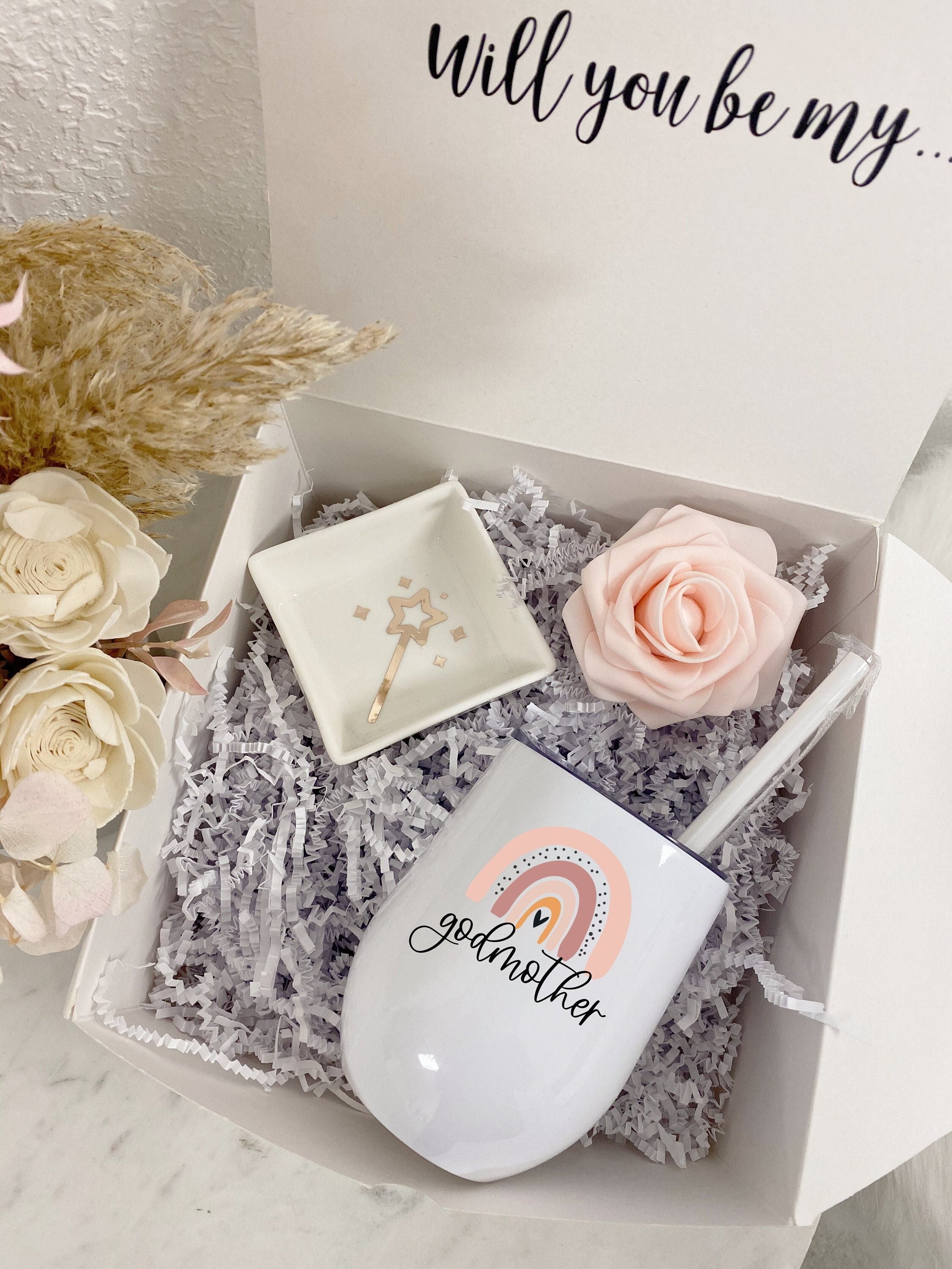 Godmother Proposal Box Idea Fairy Godmother Tumbler Will You Be My