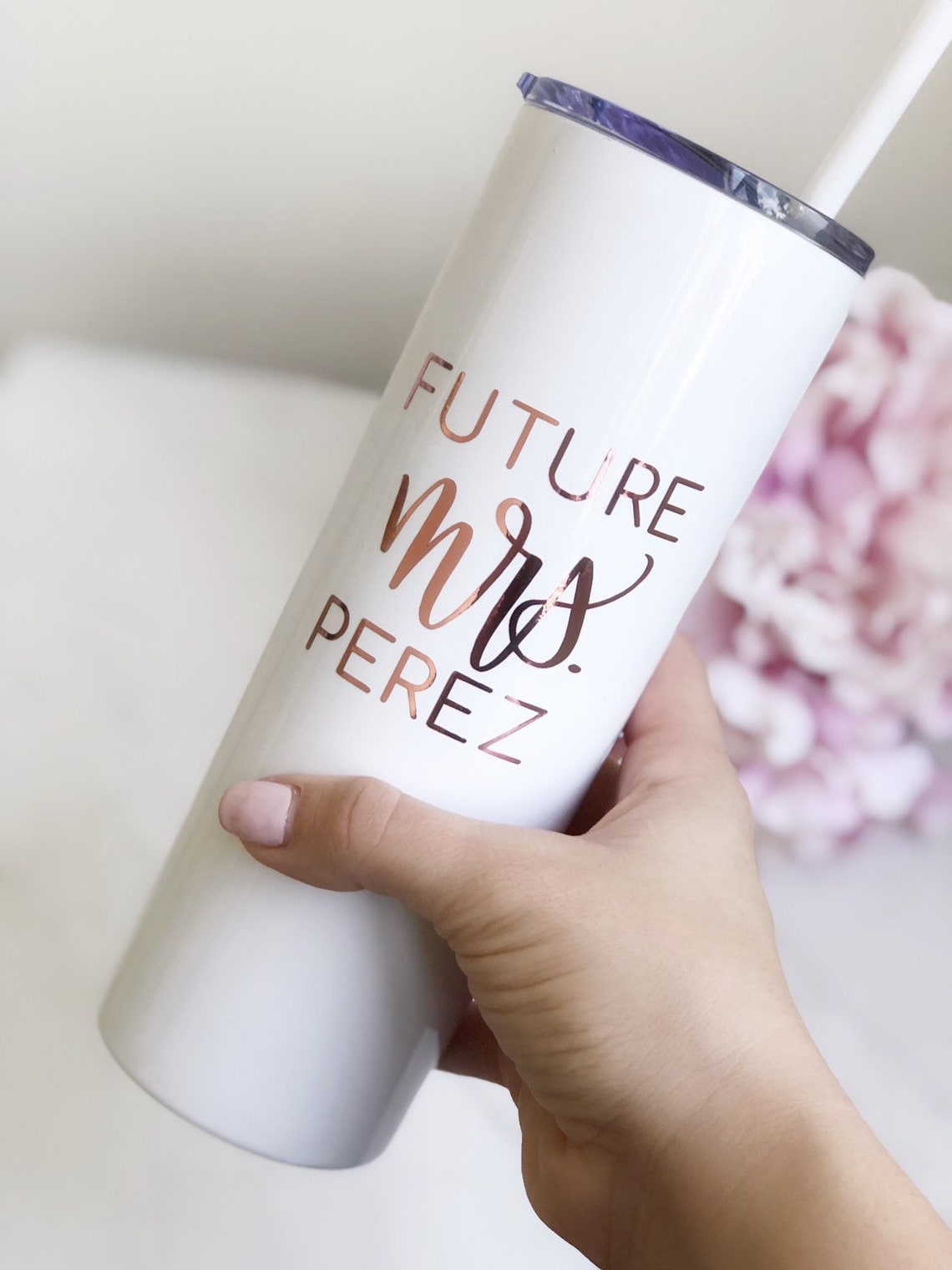 Personalized Future Mrs Stainless Steel Tumbler Future Mrs - Etsy