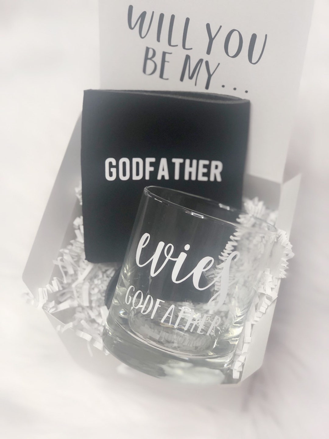 Godfather Proposal Box Will You Be My Godfather Godparents - Etsy Canada