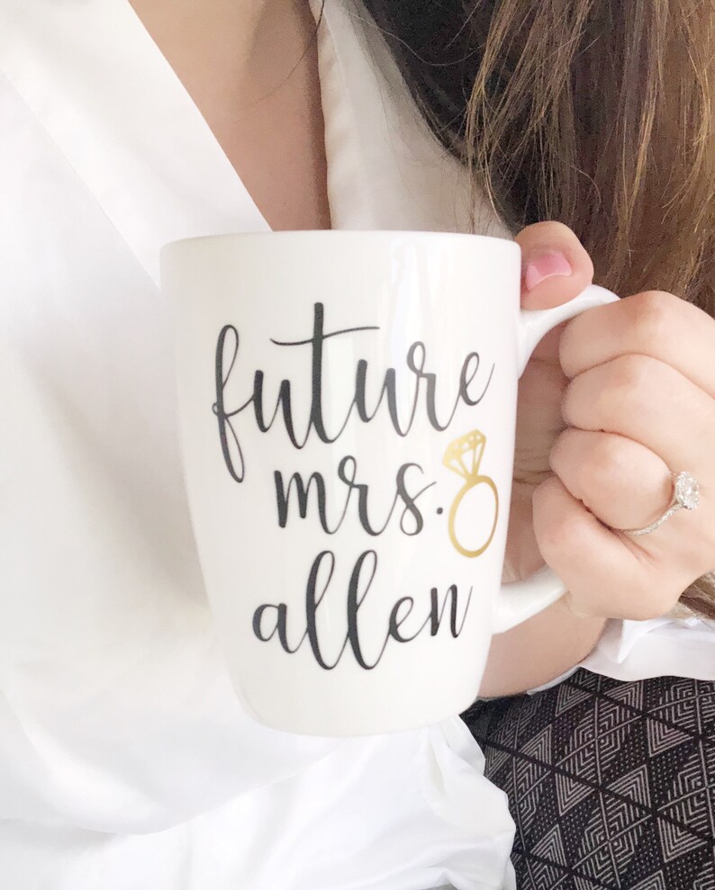 Future Mrs Mug Personalized Future Mrs Mug Gift Bride Mug - Etsy Canada